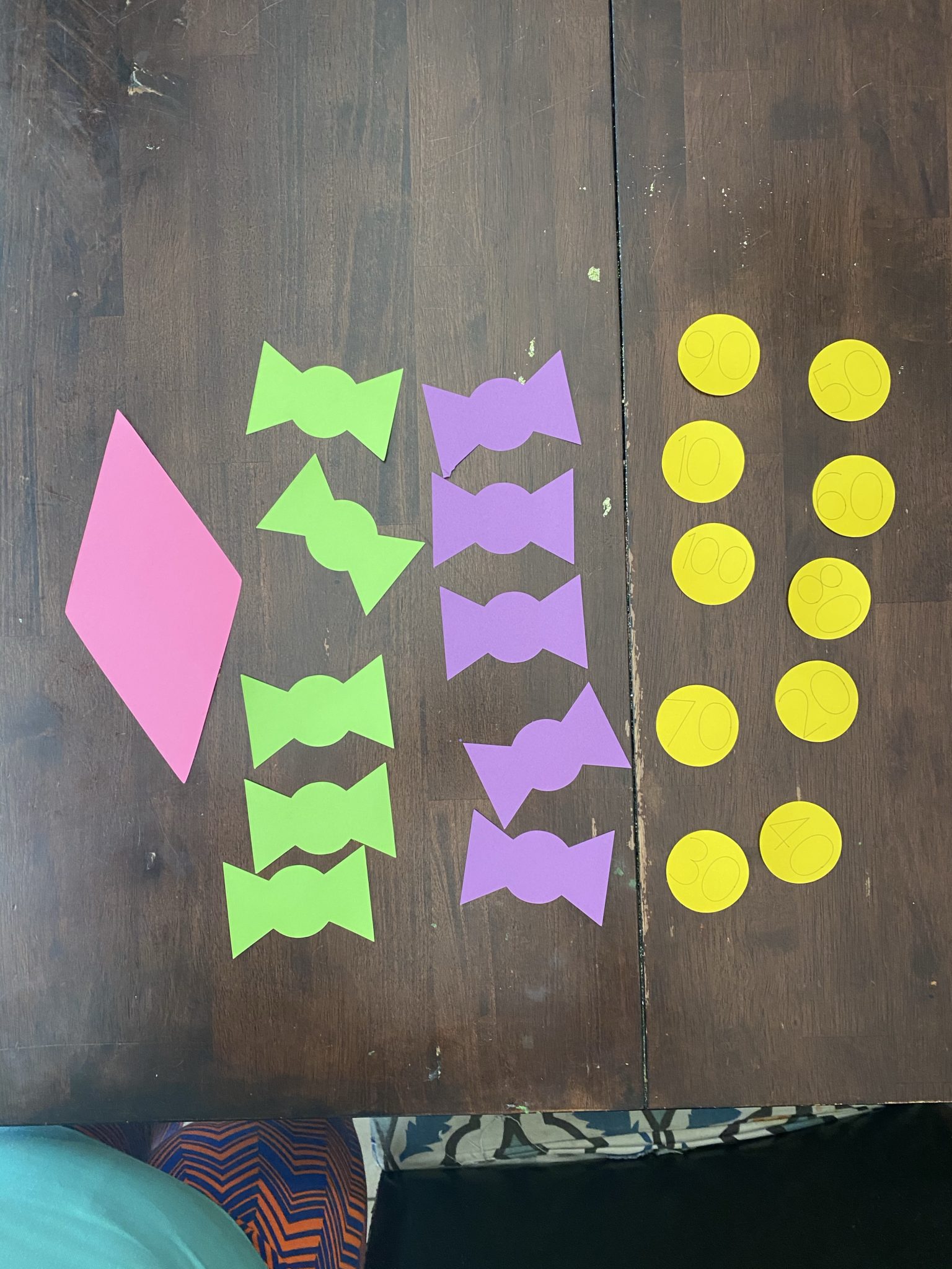 Spring Kite Kindergarten Math Craft | Mamallamallama on the weekly