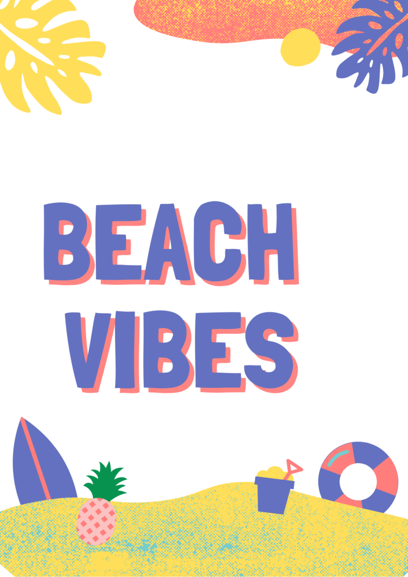 Beach Themed Printable | Mamallamallama on the weekly