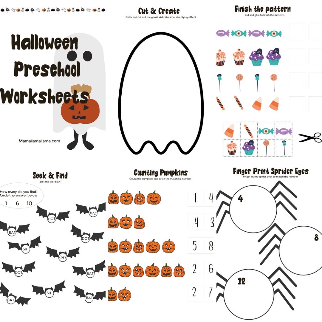 10 Halloween Freebies | Mamallamallama on the weekly