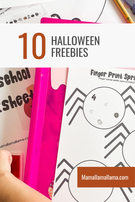 10 Halloween Freebies | Mamallamallama on the weekly