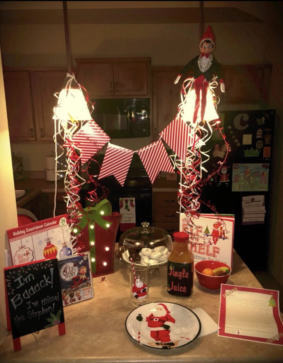 10 Welcome Back Elf on the Shelf Ideas - Mamallamallama on the weekly