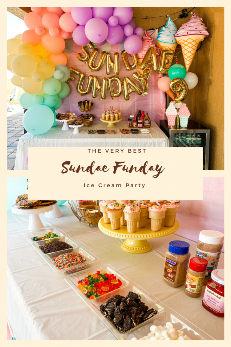 Sundae Funday Ice Cream Party | Mamallamallama on the weekly