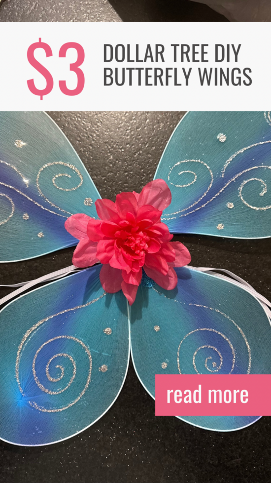 Dollar Tree Butterfly Wings | Mamallamallama on the weekly