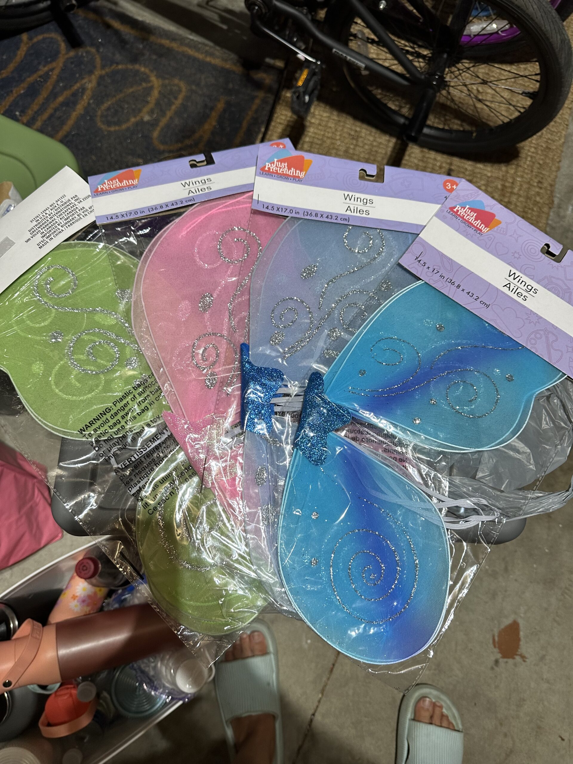 Dollar Tree Butterfly Wings | Mamallamallama on the weekly